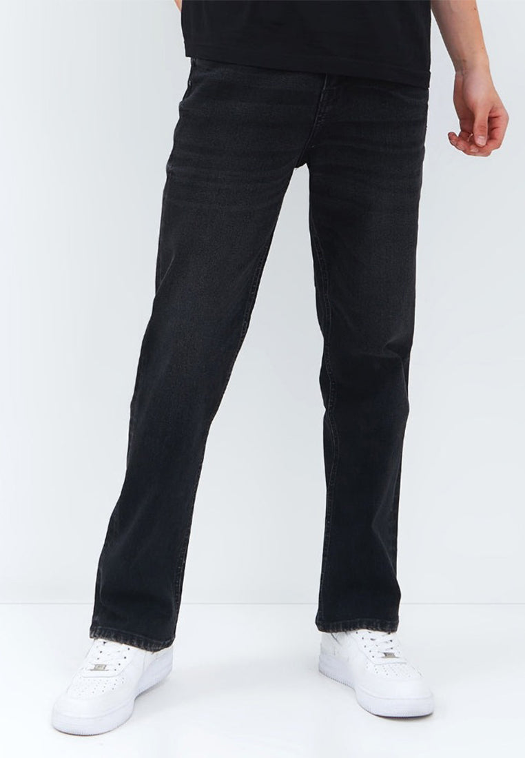 EMBA DENIM I SMILEYWORLD - Celana Loose Straight Smiley Denim NonStret