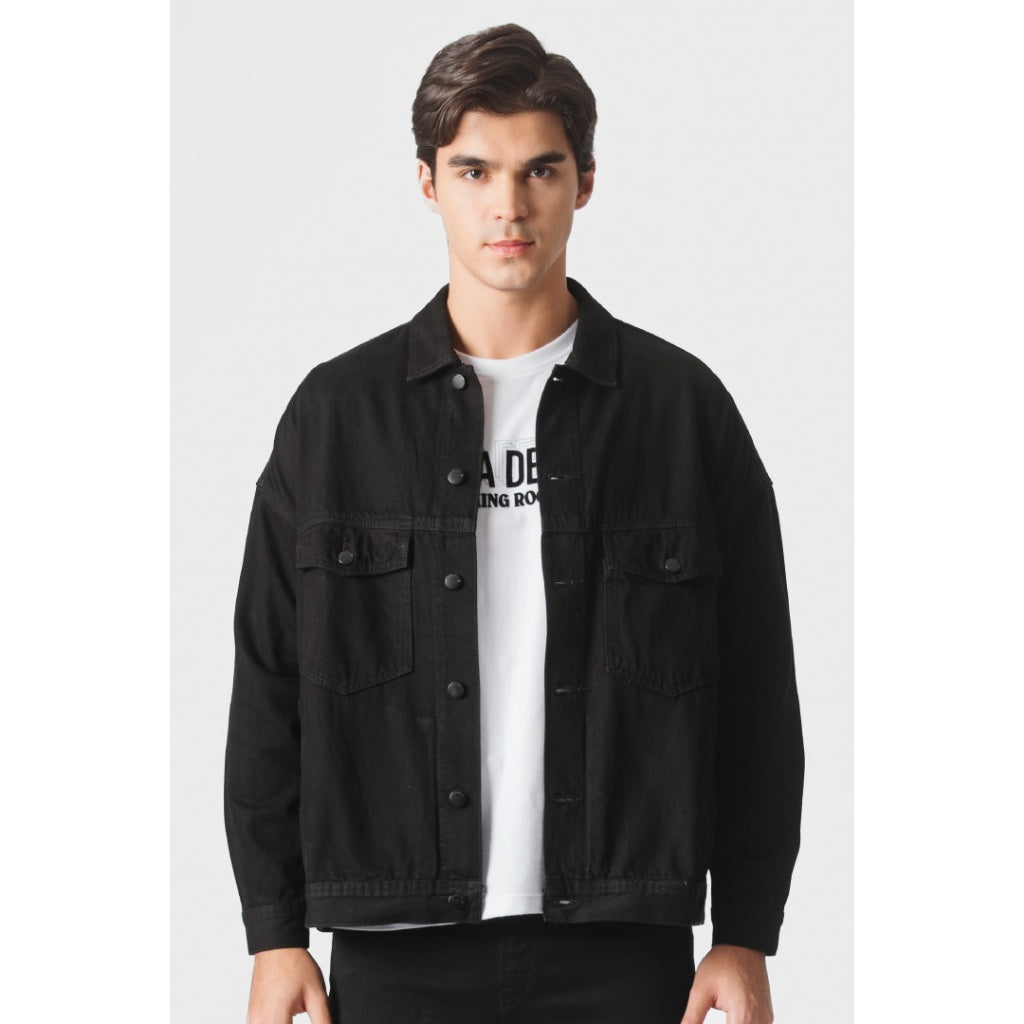 Emba Denim - David Jaket Loose Fit Bahan Denim